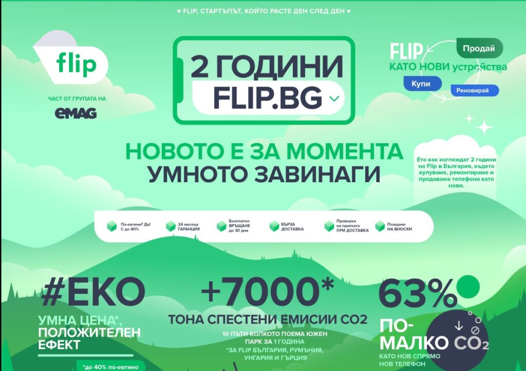 Две години Flip в България – smartage.bg